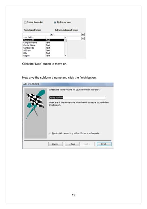 Ms Access Subform Success Pdf