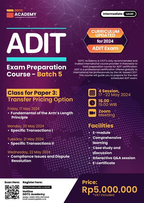 Adit Exam Preparation Course Paper 3 Transfer Pricing [batch 5] Ddtc Academy