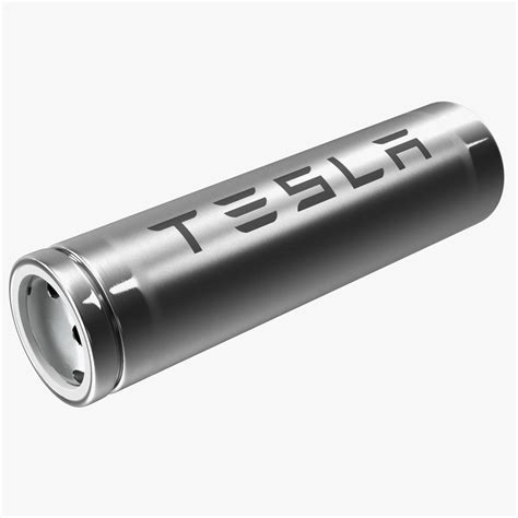 Lithium Tesla Battery Cell 1865 3d Model 15 3ds Blend C4d Fbx