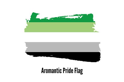 낭만적 인 자부심 플래그 성소수자 커뮤니티의 상징 손으로 그린 잉크 브러시 스트로크 프라이드 플래그 아이콘 로고 기호 흰색