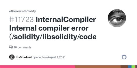 Internalcompilererror Internal Compiler Error Soliditylibsoliditycodegencontractcompiler
