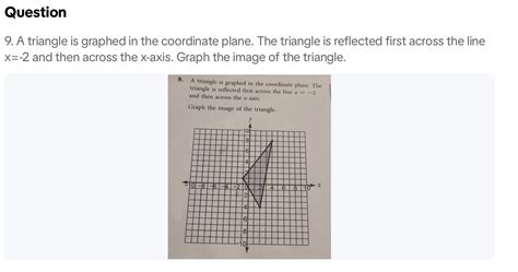 Solved A Triangle Is Graphed In The Coordinate Plane Chegg