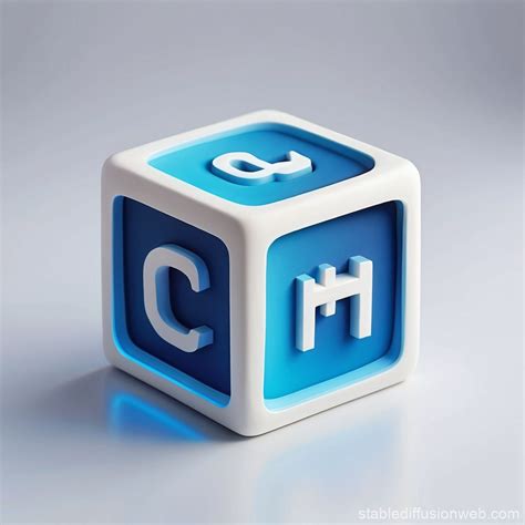 Modern Cube Logo Design Stable Diffusion Online