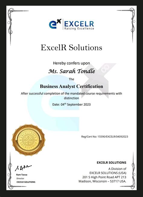 Sarah Tondle On Linkedin Got My Business Analyst Certificate From