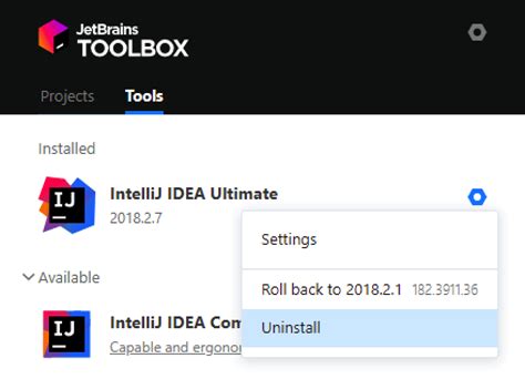 Uninstall Intellij Idea Help Intellij Idea