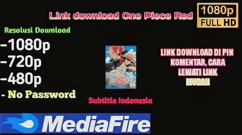 Download One Pie E Red Full Movie Subtitle Indonesia Hd No Pw Link Mudah Youtube