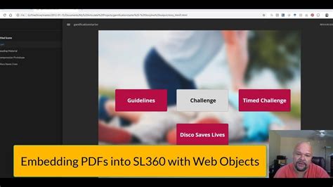 Embedding Pdf As Web Object In Storyline 360 Saving Lives Elearning Reading Material