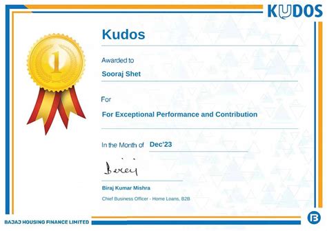 Sooraj Shet On Linkedin Bajaj Housingfinance Homeloan Exceptional Performance Contribution