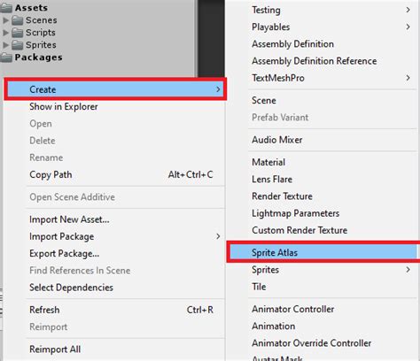 unity ile spriteatlas kullanımı sprite texture paketleme