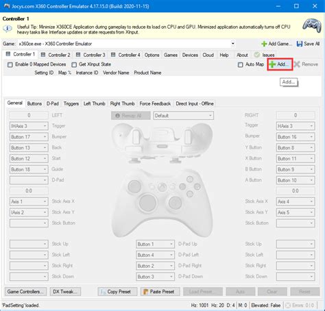 Using Joysticks In Xenia Haxor No
