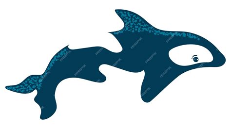 Premium Vector Cartoon Style Killer Fish Dangerous Inhabitant Ocean