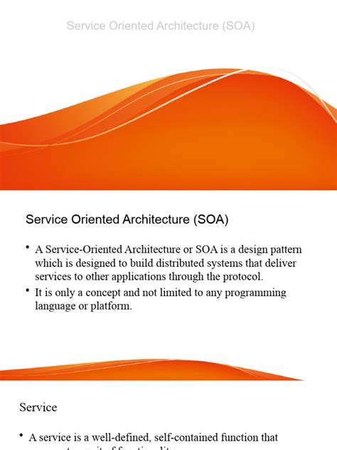 service oriented architecture pdf