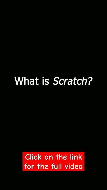 What Is Scratch Programming Language Youtubem7nr3crlnxw Beginners Coding