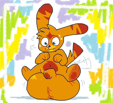 Rule 34 Anthro Felid Feline Felis Huge Balls Katsuma Large Balls Moshi Monsters Orange Body