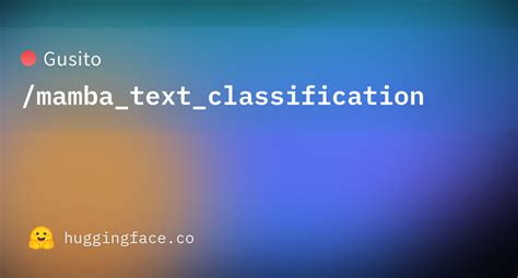 Gusitomambatextclassification · Hugging Face