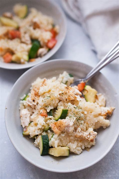 Creamy Chicken Risotto Recipe Fancy And Fast Joyfully Mad