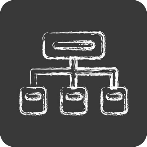 Icon Clustering Related To Machine Learning Symbol Chalk Style Simple Design Editable