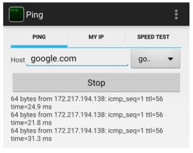 3 Cara Mudah Ping Koneksi HP Android Untuk Tes Internet Leskompi