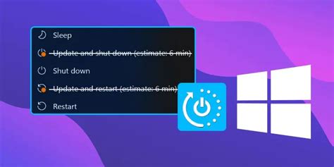How To Shutdown Or Restart Your PC Without Updating Windows Tech Geek
