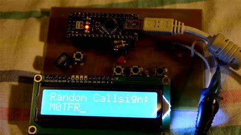 Arduino Random Morse Callsign Generator YouTube