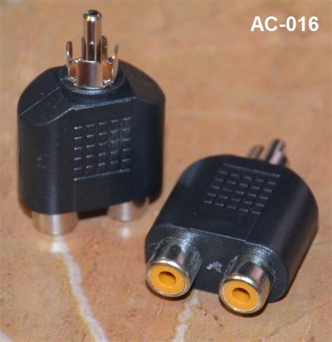 Продукція AC 016 елемент комутації AC 016 RCA M F F на кабель