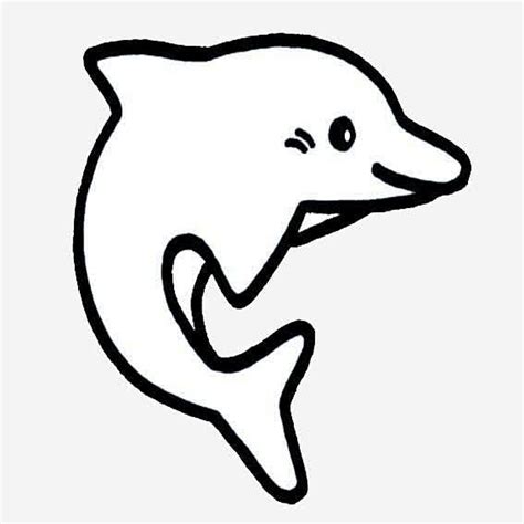 海豚高清素材 海洋 海豚 线稿 免抠png 设计图片 免费下载
