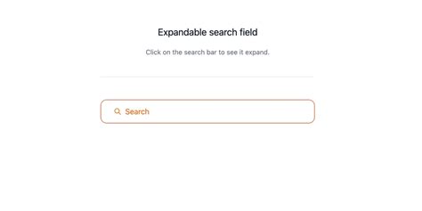 Create An Animated Expanding Search Bar With Tailwind Css Dev Community