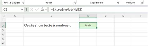 Vba Extraire Un Mot Particulier Dun Texte Dans Excel Excel
