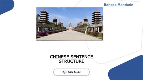 Chinese Sentence Structurepptx