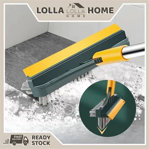 3in1 Toilet Brush Magic Brush Broom Penyapu Lantai Penggosok Sapu Berus Lantai Tandas Floor