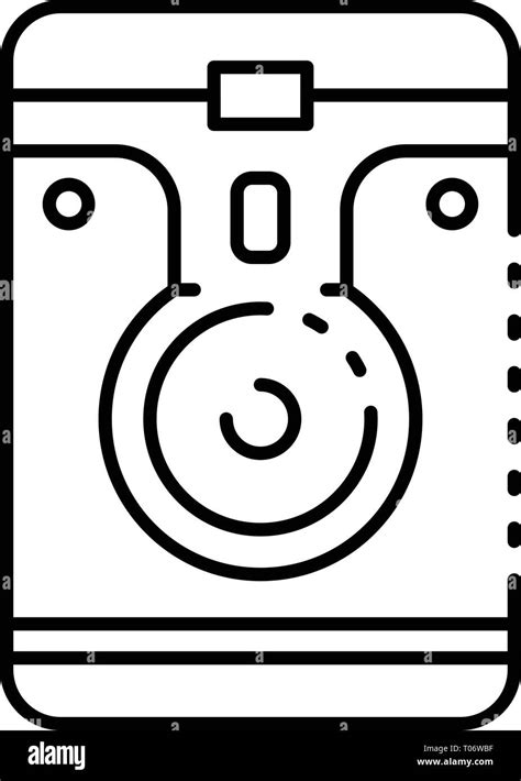 Portable Hard Disk Icon Outline Style Stock Vector Image And Art Alamy