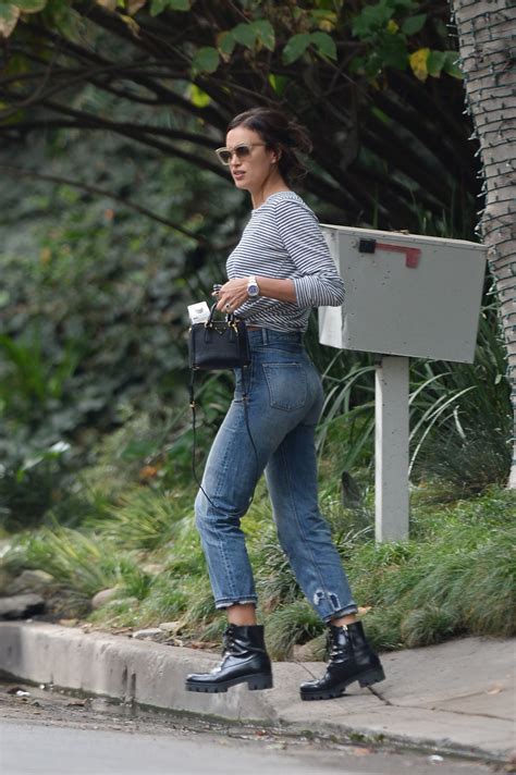 IRINA SHAYK In Jeans Out In Los Angeles HawtCelebs