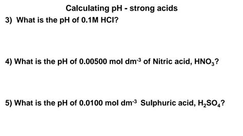 SOLUTION Ph Calculations Pack Studypool