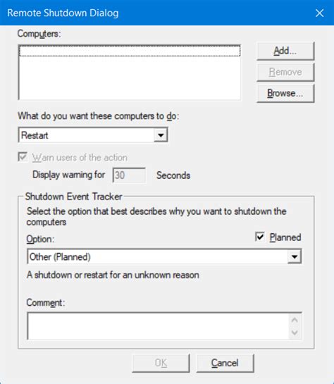 Shutting Down Pcs With User Interactive User Prompts Windows