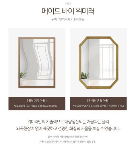 디비젼 외프 노프레임 타원형 전신거울 WE MIRROR