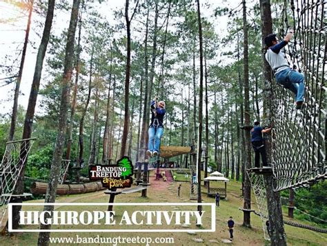Treetop Adventure Park Bandung Paling Cocok Untuk Outbound