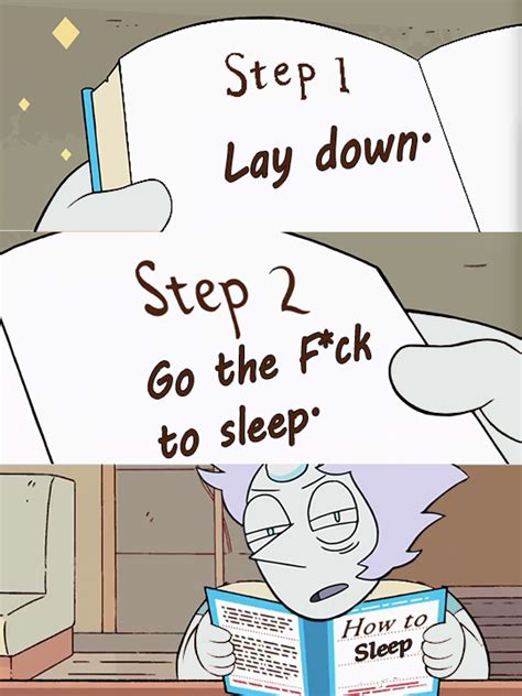 How To Sleep Steven Universe Know Your Meme