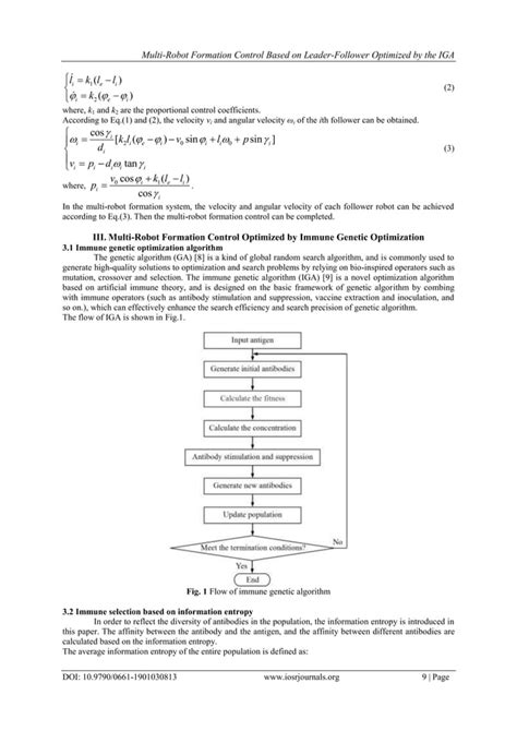 Multi Robot Formation Control Based On Leader Follower Optimized By The