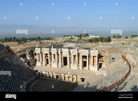 Well Preserved Ancient Amphitheater In The Ancient City Of Ephesus