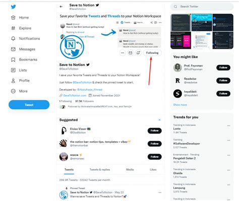 Cara Menyimpan Thread Twitter Di Notion Orang Siber
