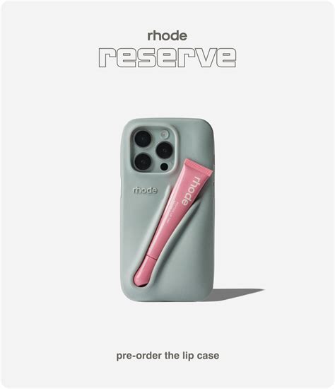 Rhode Pre Order The Lip Case Milled
