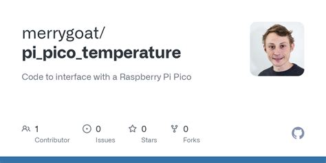 Github Merrygoatpipicotemperature Code To Interface With A Raspberry Pi Pico