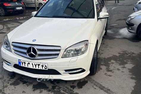 بنز کلاس C کارکرد ۱۵۵هزار کیلومتر بدنه بدون رنگ اتوماتیک فول کامل کیلس