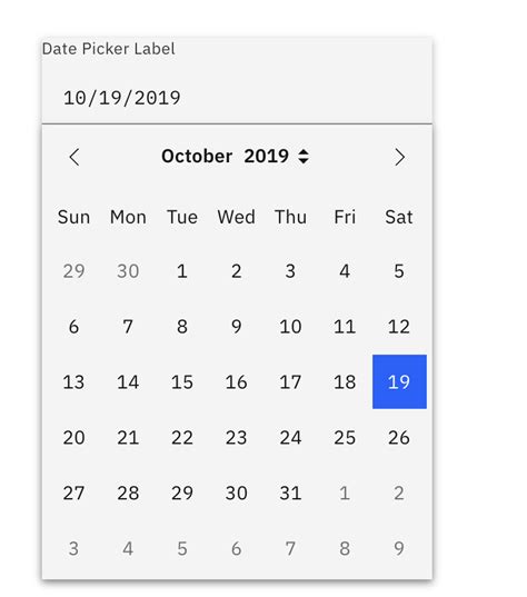 Daterange Picker Closes Overflow Menu On Clicking Over Dates Issue Carbon Design