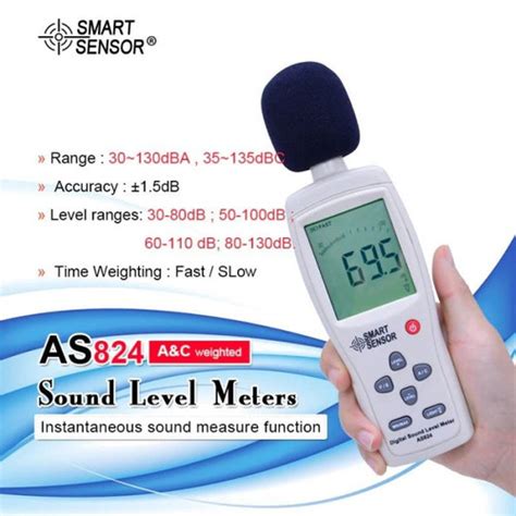 Jual Sound Level Meter Sertifikat Kalibrasi Smart Sensor AS Calibration Jakarta Utara