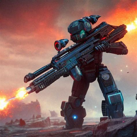 Assault Rifle Mech 3 By Soulcreator789 On Deviantart