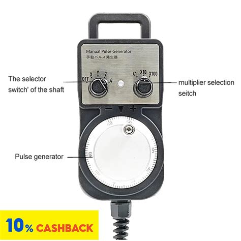 ⭐เครื่องกําเนิดคลื่นไฟฟ้า Cnc 4 แกน 6 แกน Mpg 60 มม Dc5v 100ppr สําหรับเราเตอร์ Cnc Shopee