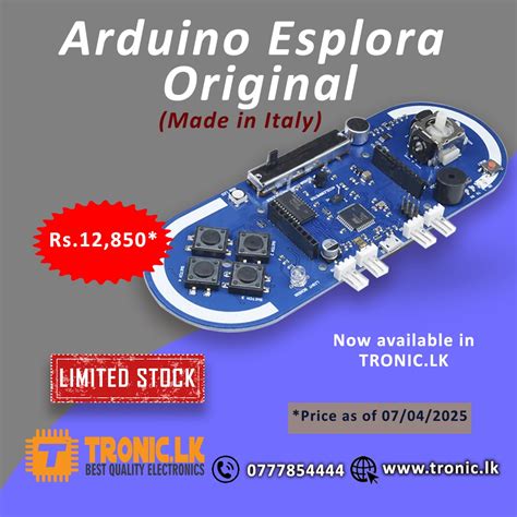 Lankatronics 🎮 Arduino Esplora Explore Play Create 🔧 Discover