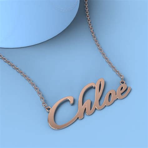 Chloe Name Necklace Name Necklace