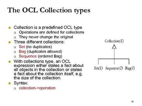 Ocl The Object Constraint Language In Uml